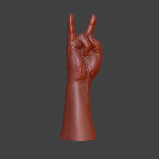 hand sign of the horns・ STL File for ・Cults