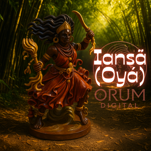 🗿 Iansã - Escultura en 3D del Orisha de los Vientos, los Rayos y las ...