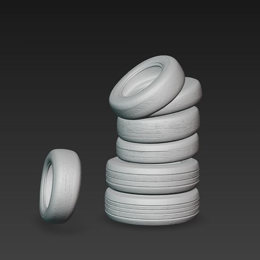 🌆 Tires・ STL File for 3D printing・Cults