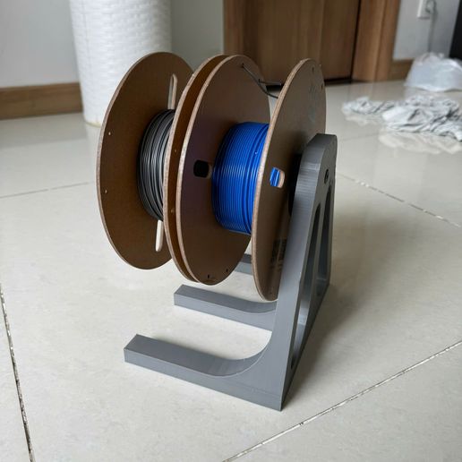 STL file Dual Spool Holder use for filament storge box 🪢 ・3D print ...
