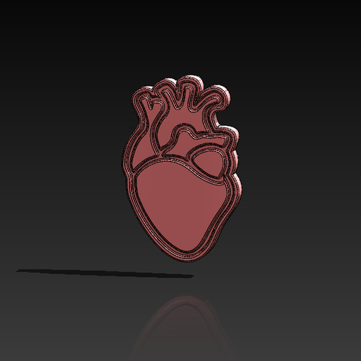 💜 Heart QLF・ STL File for 3D printing・Cults