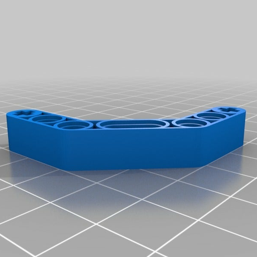 🏗 LegoTechnic: Double Angular Beam Customizable・Free STL File for ・Cults