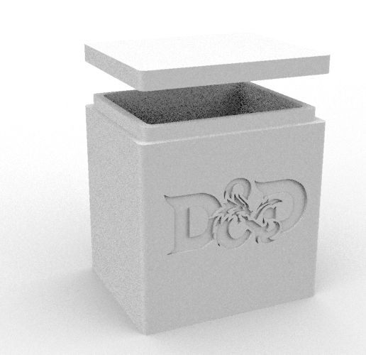 📦 DECK BOX DUNGEONS AND DRAGONS・ STL File for 3D printing・Cults