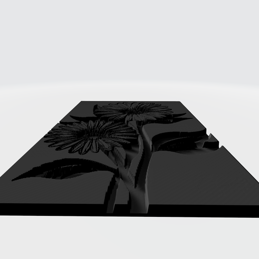 💐 3D Daisy Flower・Free STL File for 3D printing and CNC machining ...