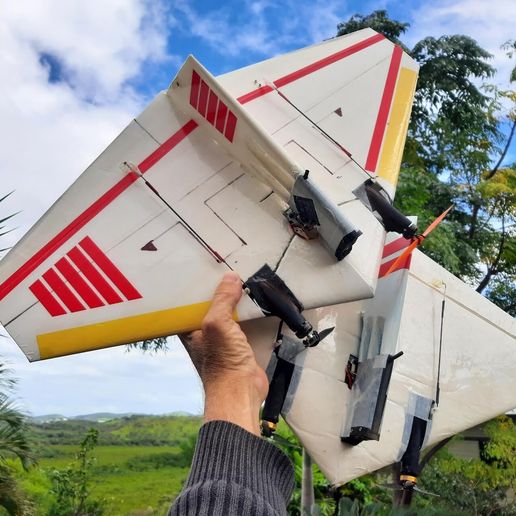 🪶 SnowSpeeder SUB 250 FPV RC wing・ STL File for 3D printing・Cults