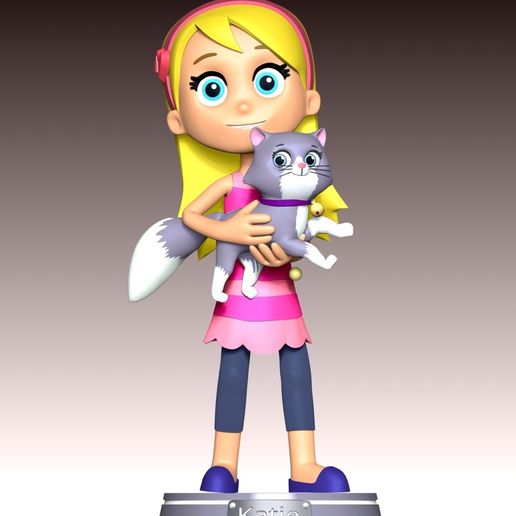 3D file Katie And Cali Cat - PAW Patrol 🐱 ・Design to download and 3D ...