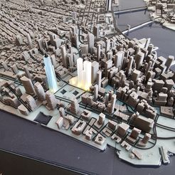 3D print 3D Manhattan | Digital Files | 3D STL File | NYC 3D Map | 3D ...