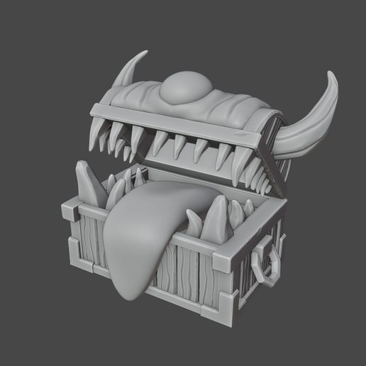 👹 Mimic Chest Miniature – Ultimate 3D Printing Model for DnD & Tabletop ...