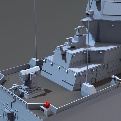 🚢 F125 Frigate・ 3D File for 3D printing・Cults