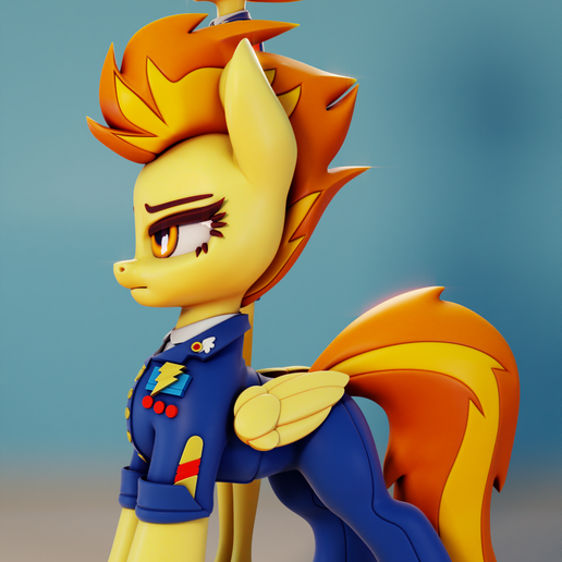 🪄 Spitfire | My Little Pony・ 3D File for 3D printing・Cults