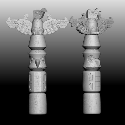 🎨 Peter pan Totem・ STL File for 3D printing・Cults