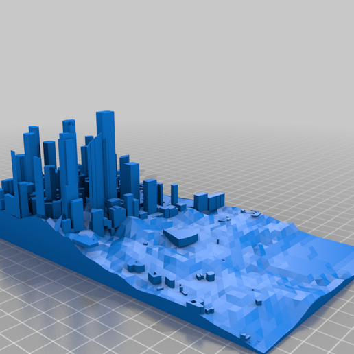 🏙️ City of Sydney Cityscape・Free STL File for ・Cults