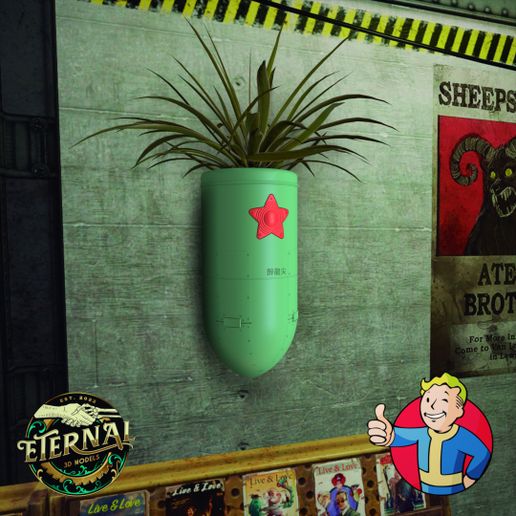 🕷️ SPIDER DRONE WALL PLANTER - FALLOUT - ETERNAL・ 3D File for 3D ...