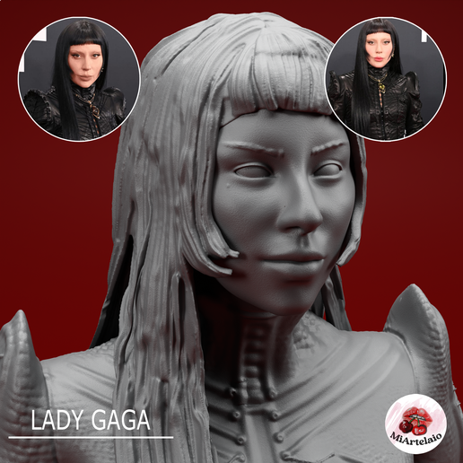 🧑‍🎤 Lady Gaga 3D Figure - Full Body STL Model・ STL File for 3D printing ...