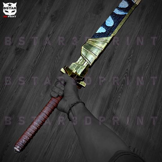 3D printed Dragon Bone Sword - Maki Weapon - Jujutsu Kaisen Cosplay ...