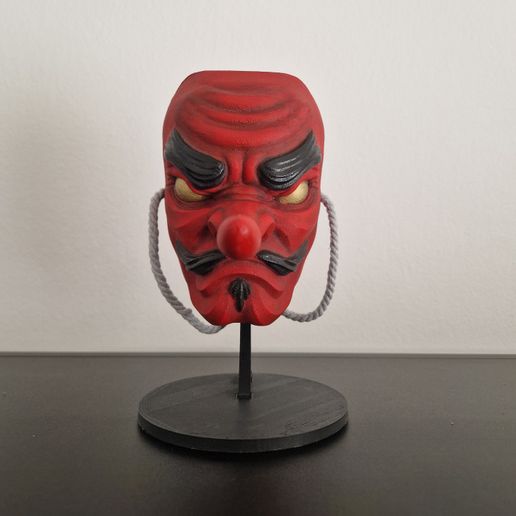 Archivo STL "ONI MASK" TENGU 🐉 ・Idea de impresión 3D para descargar・Cults