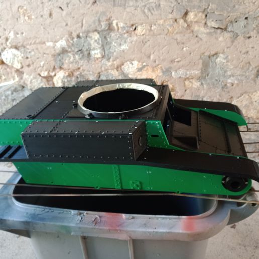 👽 STUART M3A1 BODY AND TURRET・ STL File for 3D printing・Cults