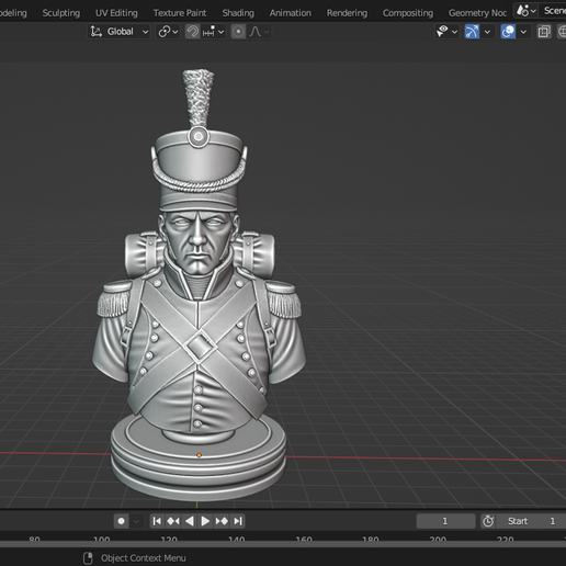 🫡 French Imperial Infantry Soldier Chess Piece・ STL File for 3D ...