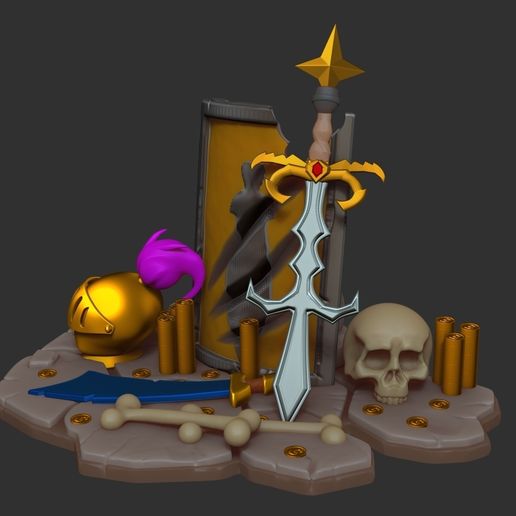 🎨 runescape, osrs loot PERSONAL USE ONLY・Fichier STL pour ・Cults