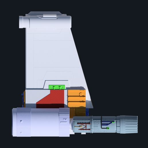 🚀 Studio Scale Model-X Kitbasher Template with Greebly Pack・ 3D File ...