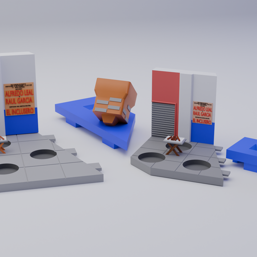 👾 Neighborhood Complement - Churros Stand and Fireplace - Vuala El ...