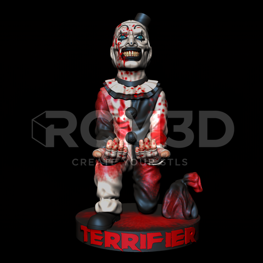 🕹️ Terrifier joystick holder・ STL File for 3D printing・Cults