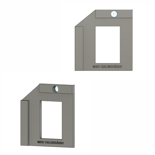 STL file Mini calendar refile base 📅 ・Design to download and 3D print・Cults