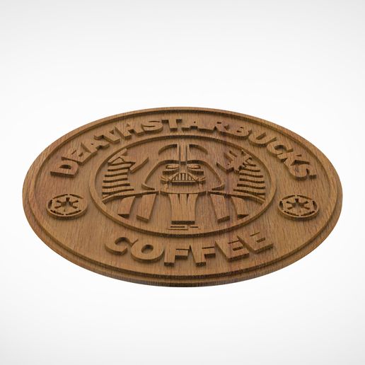 STL file Digital design bundle: Death star coffee style for laser ...