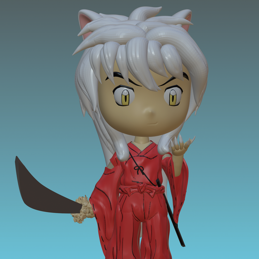 👽 Inuyasha・ STL File for 3D printing・Cults