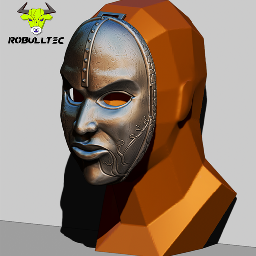 STL file Hyper Silver Mask 🎃 ・3D printing idea to download・Cults
