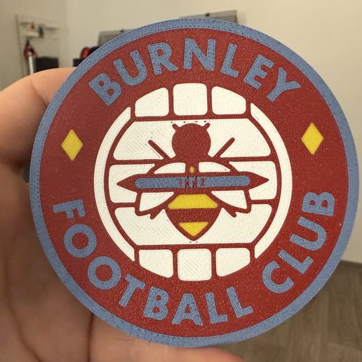 🏈 Burnley FC coaster・ STL File for 3D printing・Cults