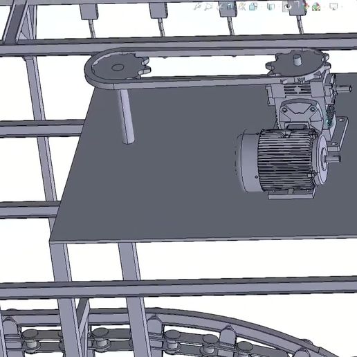 🎨 3D CAD Model, Automatic Electrostatic Powder Coating Line – Metal ...