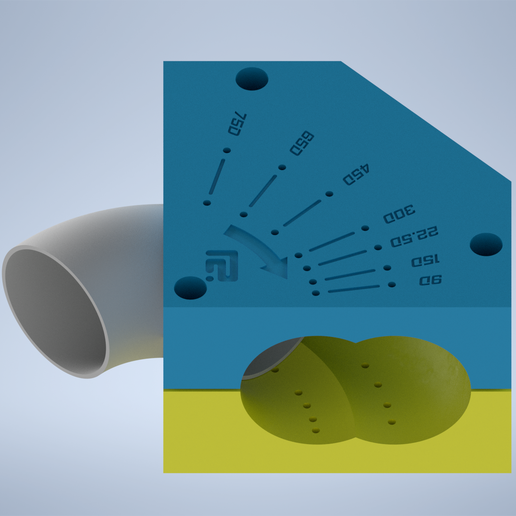 🛠️ 2.50 Inch - Dual Bend Mandrel Cutting Jigs・ 3D File for 3D printing ...