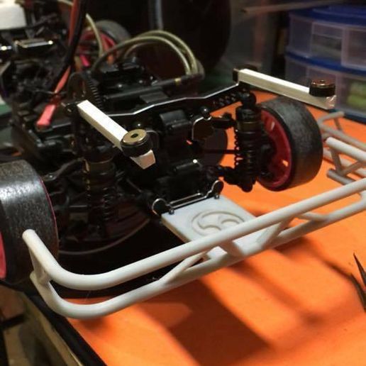 🚗 1/10 rc drift JDM rear bash bar yokomo yd2・ STL File for 3D printing・Cults
