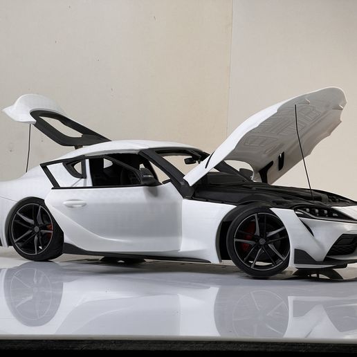🚗 Toyota GR Supra Scale model Full KIT・ STL File for ・Cults