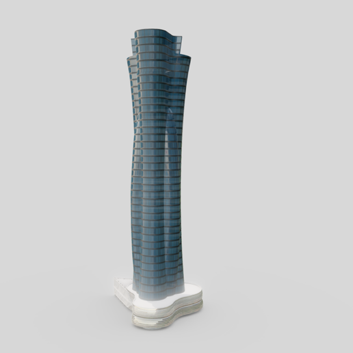 Free STL file Qiib Tower - Qatar Doha 3D Printable Model 🇶🇦 ・3D printer ...