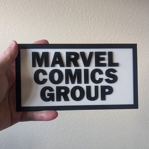 Free STL file Marvel Comics Logo - 1980s Variant 👾 (3MF)・3D printer ...
