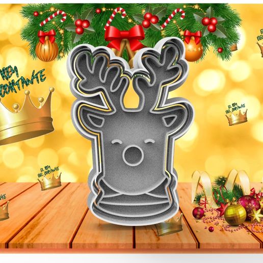 STL file christmas cutter 🎄 ・3D printing idea to download・Cults