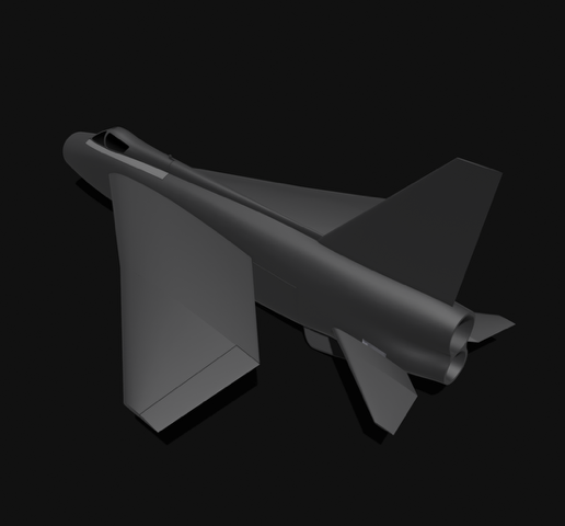 ⚡ English Electric Lightning 50mm・ STL File for 3D printing・Cults