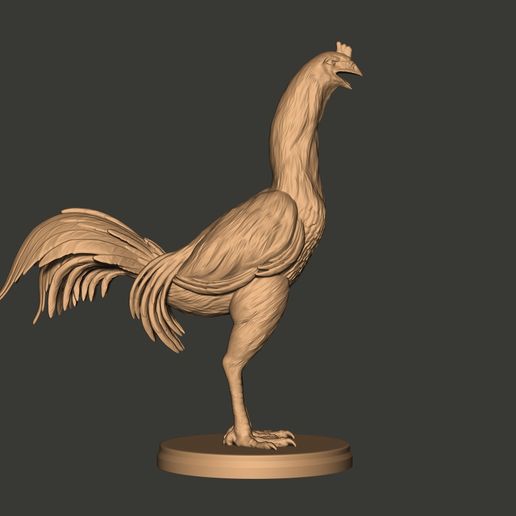 🐓 Rooster・ STL File for 3D printing・Cults