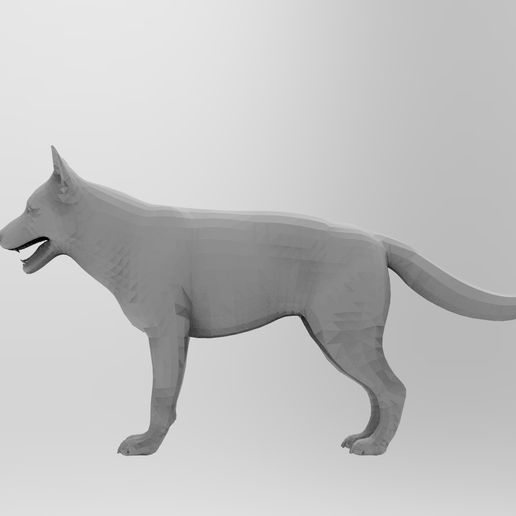 🐕 DOG - German・ STL File for 3D printing・Cults