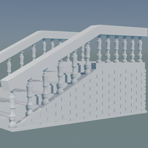 🪜 Modern 3D Staircase Design・ STL File for 3D printing・Cults