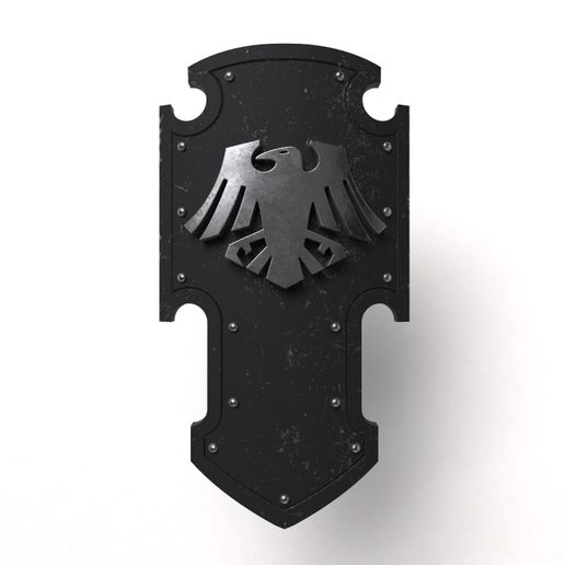 🐦 Raven Guard relic shield・Free STL File for 3D printing・Cults