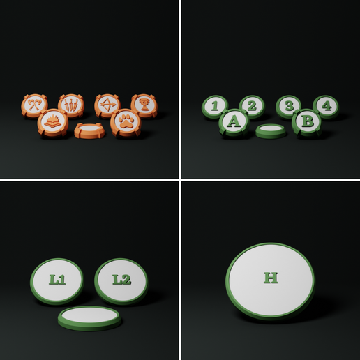 👹 Creature Tokens for Dungeons and Dragons (D&D)・ 3D File for 3D ...