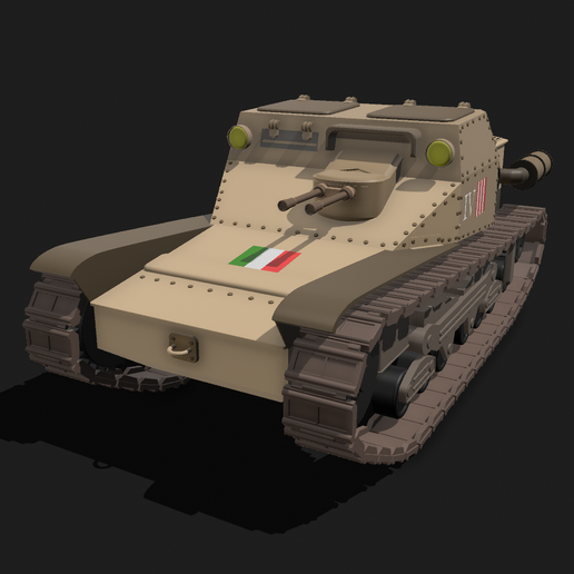 🪖 L333 Tank ( 1/18 Scale Prop )・ STL File for 3D printing・Cults