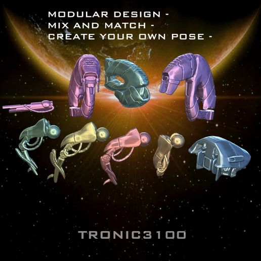 🎲 Mass Effect Geth Armature: Miniature Pack for Tabletop games.・ STL ...