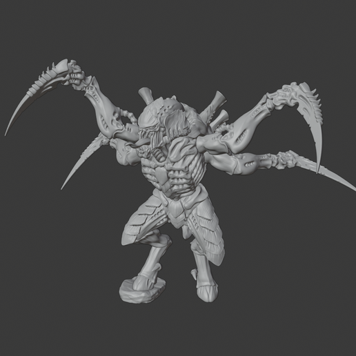 3D file Screamer Bug - Alien Space Bugs - 28mm miniature 🐛 ・3D ...