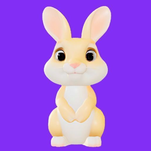 STL file Cute Bunny Figure 🐇 ・3D printable design to download・Cults
