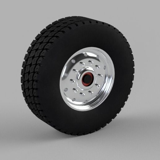🔥 Pierce Rims with Michelin Tires for Fire Trucks・ 3D File for 3D ...
