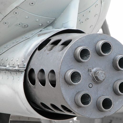 🔫 1/48 GAU-8 Muzzle・Free STL File for 3D printing・Cults